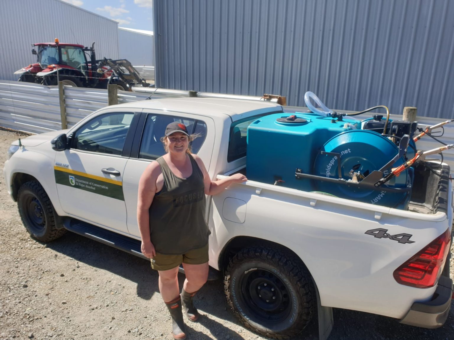 Rapid Spray Scout 600 litre UTV weed sprayer with Twin 100 mtr or 150 ...