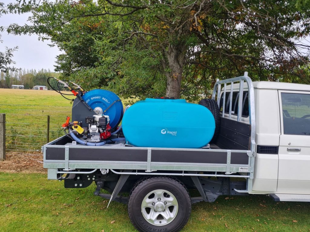 RapidSpray 800litre E/S Ultimate Field Sprayer with twin 150m Buddy ...