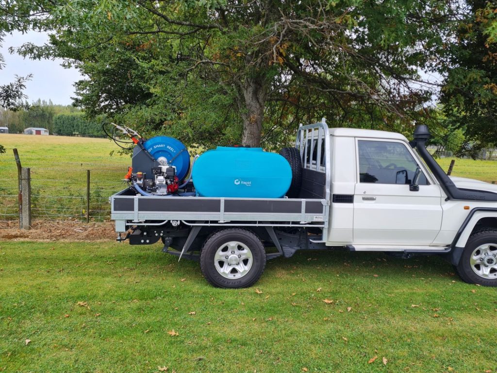 RapidSpray 800litre E/S Ultimate Field Sprayer with twin 150m Buddy ...